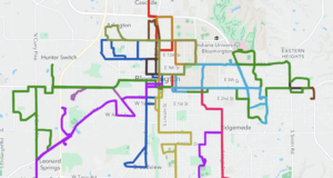 3 East College Mall / IU Health Hospital – Bloomington Transit